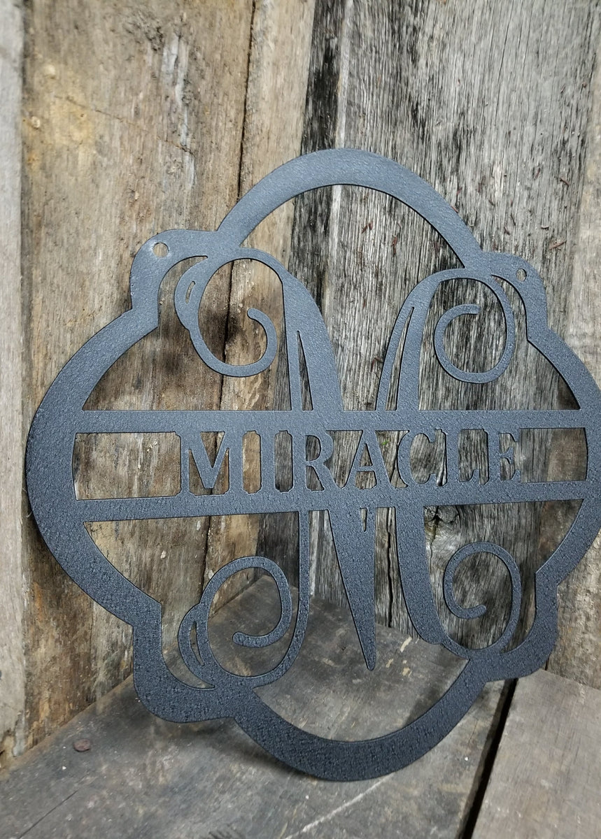 Monogram Name Sign – welchschopshop